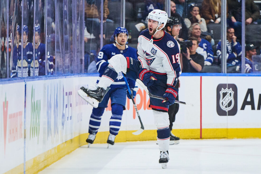 Adam Fantilli scores 2 to lift Blue Jackets past Maple Leafs in OT ...